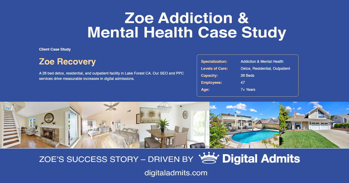 Addiction Treatment Marketing Case Study - Digital Admits